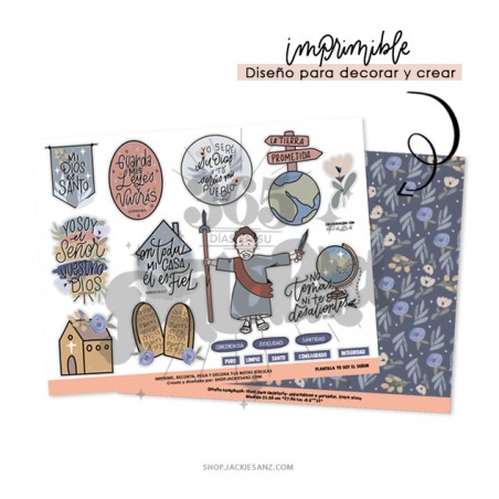 STICKERS BÍBLICOS- YO SOY EL SEÑOR