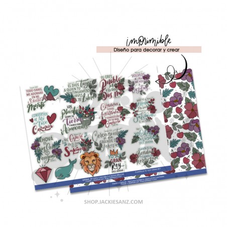 STICKERS BÍBLICOS: YO SOY GRAN REY